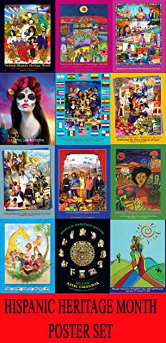 Hispanic Poster Set - 12 Posters - Want It All