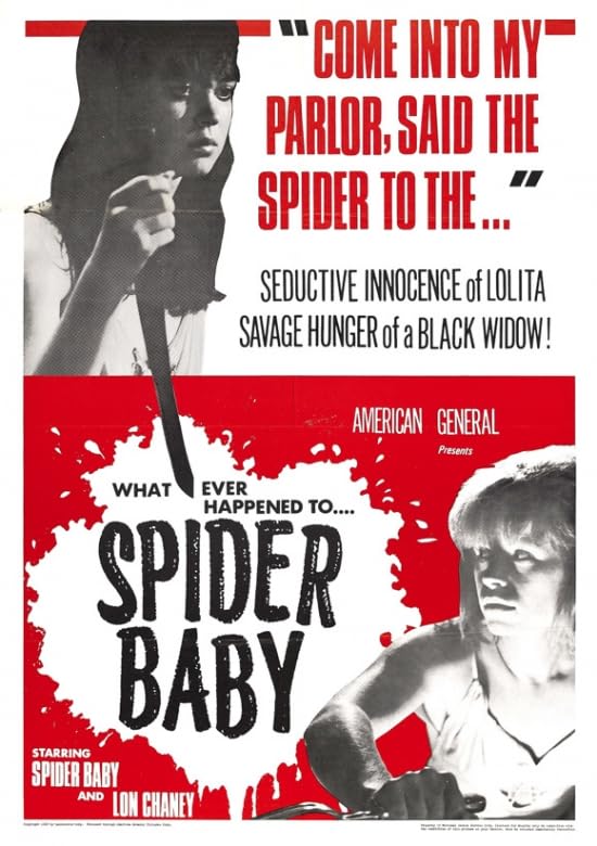 Spider Baby Poster Spider Baby Blu Ray Trailer