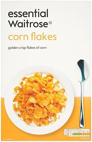 Essential Waitrose Corn Flakes 500g : Amazon.ca