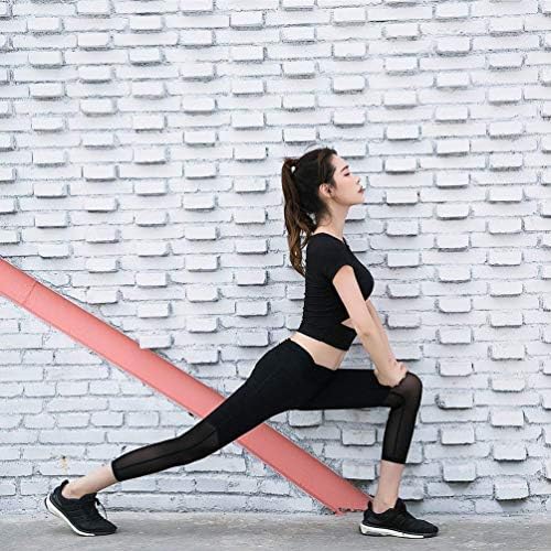 Women's Translucent Yoga Leggings Running Fitness Pants Clothing Tights ...