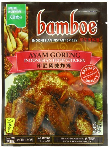 Amazon.com : Bamboe Ayam Goreng Fried Chicken, 1.2-Ounce (Pack of 12 ...