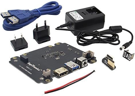 Geekworm for Raspberry Pi 3 B+/3B, X820 V3.0 SATA HDD/SSD Storage ...