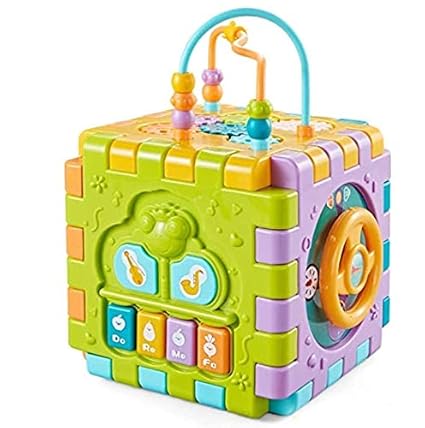 ESnipe Mart® Activity Cube Multipurpose Play Centre for Toddlers and ...