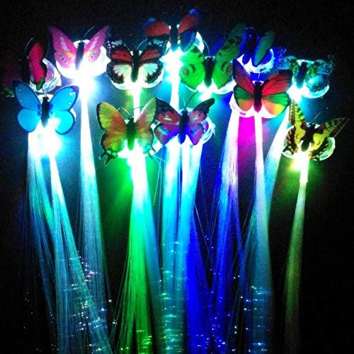Amazon.com : Acooe LED Light Up Hair Clips - 16 Pack Glow in the Dark ...
