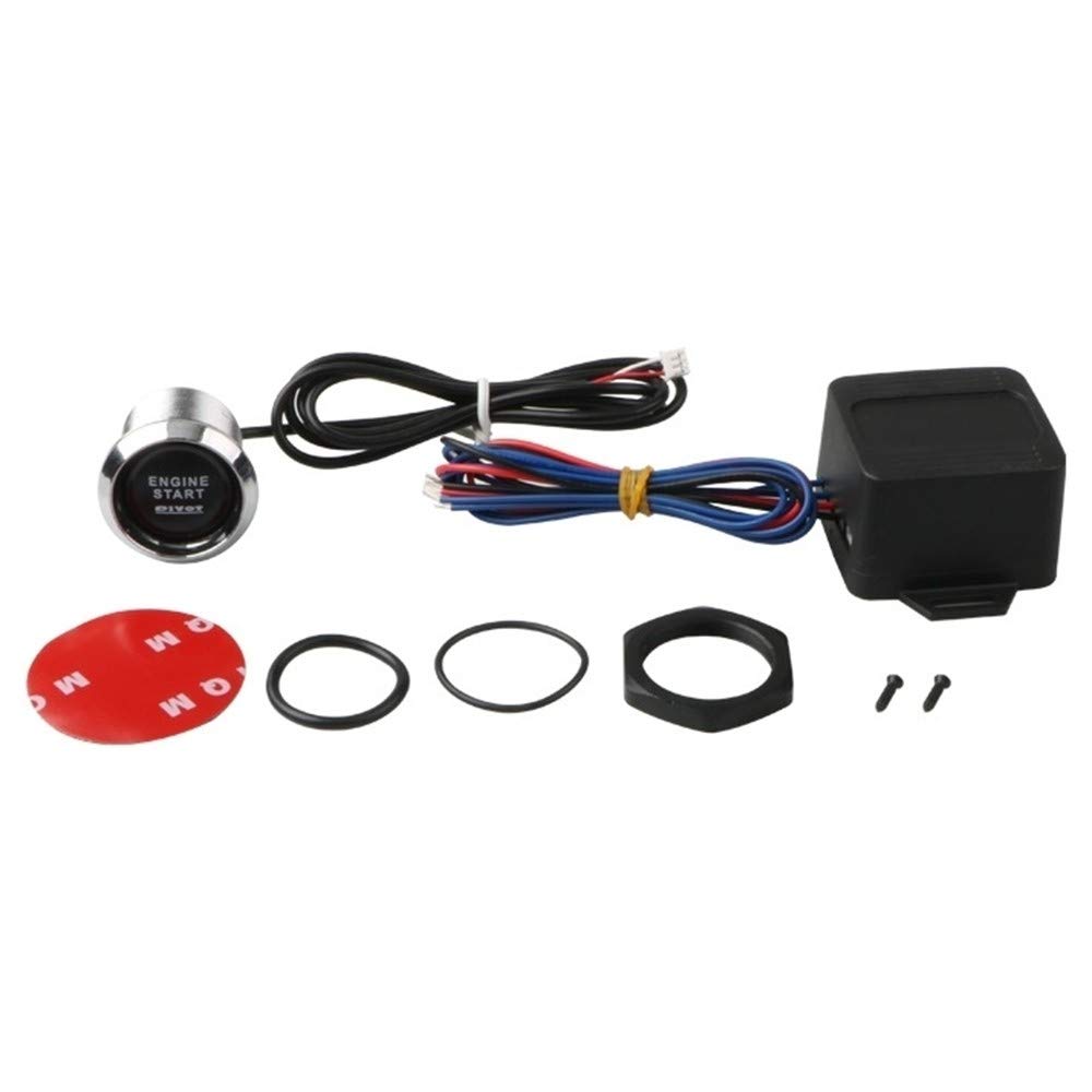 Buy Car Modification Engine Start Button Switch, One-button Start ...