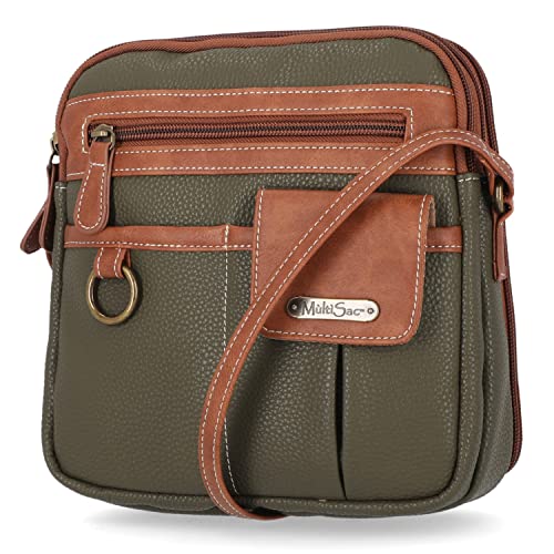 Snapklik.com : Multisac North South Mini Zip Around Crossbody Bag