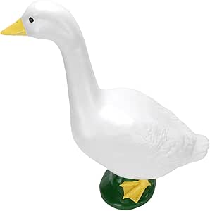 Amazon.com : Aramox Large White Goose Garden Ornament, Lifelike Goose ...