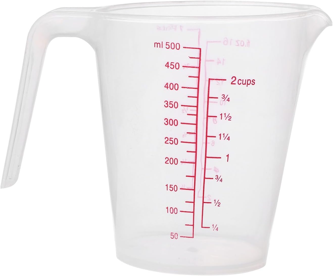 Amazon.com: YOOJIA Plastic Measuring Cup with Handles Measuring Beaker ...