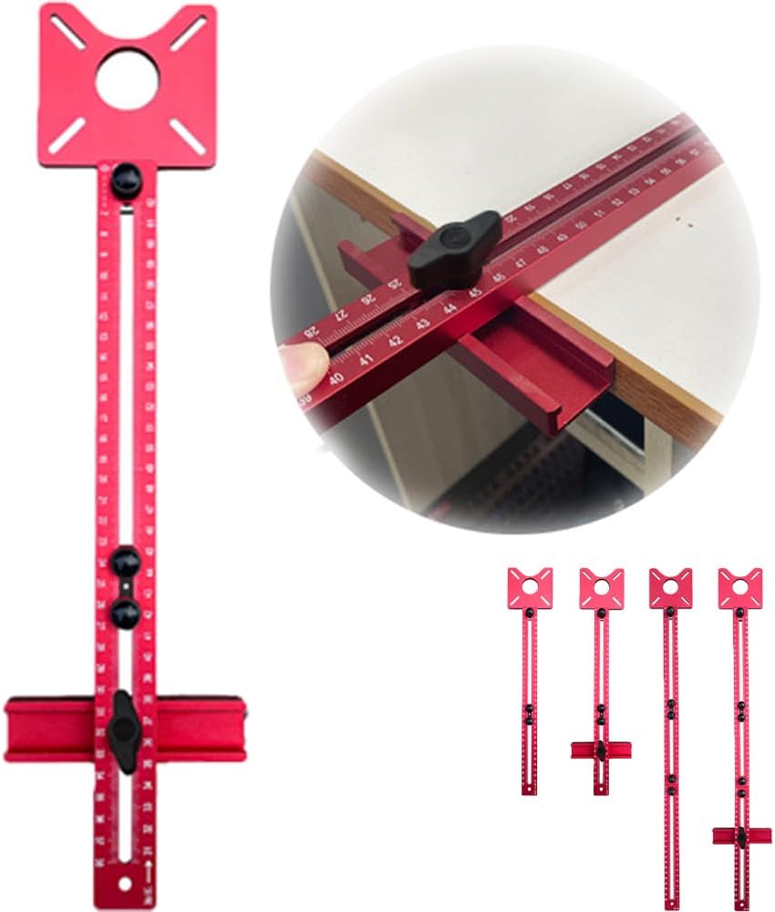 4 In 1 Router Milling Groove Bracket,Cabinet Hardware Jig,3 In 1 Groove ...