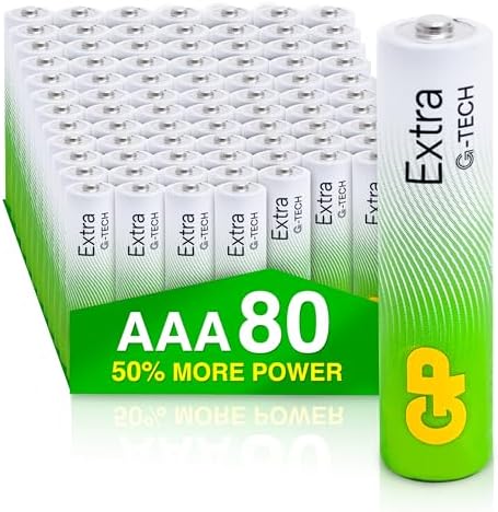 AAA Batteries Pack of 80 1.5V / Micro/Mini/Penlite / LR03 by GP ...