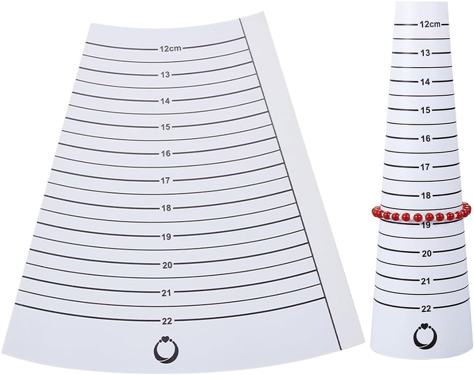 Amazon.com: GOMAKERER 2 Pcs Resin Bracelet Sizers, Wrist Size Measure ...