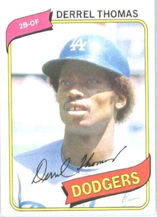 Amazon.com: 1980 Topps Baseball Card #23 Derrel Thomas : Collectibles ...