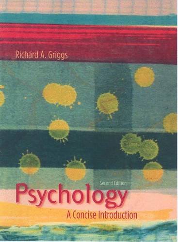 Amazon.com: Psychology: A Concise Introduction: 9781429200820: Griggs ...