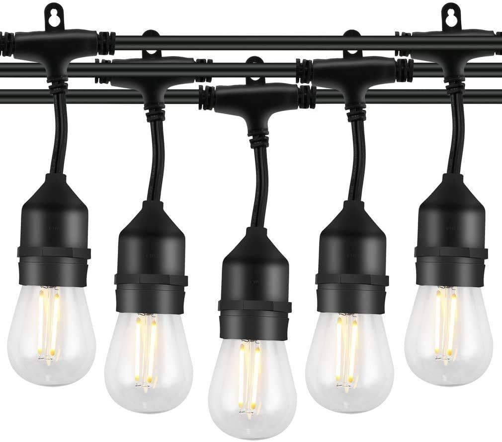 Amazon.com : OUTAD LED Outdoor String Lights 49Ft Connectable ...