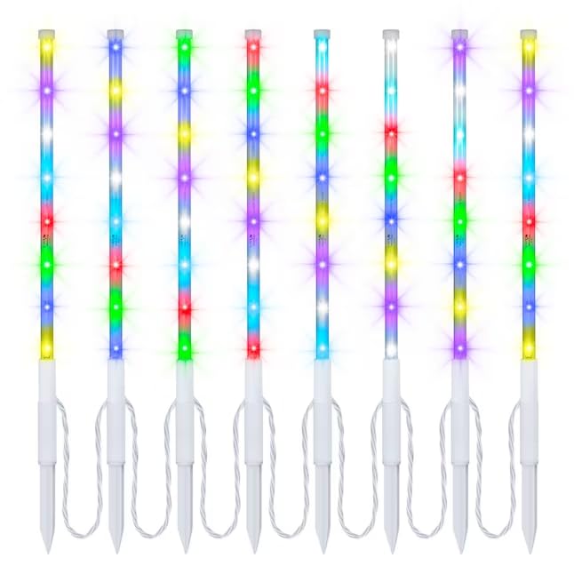 Gemmy Orchestra of Lights 8-Count Color Changing Lighting Effects LED ...