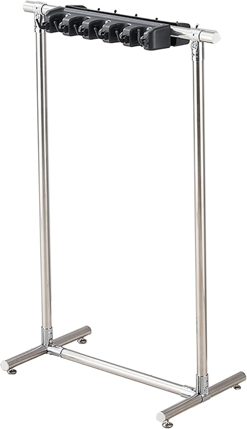 Amazon.com: Mop Broom Holder Put Wet Mops,Movable Commercial Mop Rack ...