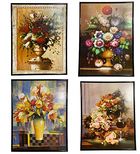 Orchard Flower picture frame (set of 4) : Amazon.in: Home & Kitchen