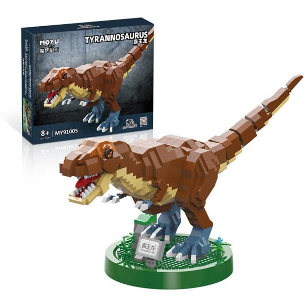 OSAMOS MOYU Tyrannosaurus Block Bricks Assemble Explore The Dinosaur ...