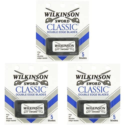 Amazon.com: Wilkinson Sword Double Edge Razor Blade Refills for Men - 5 ...