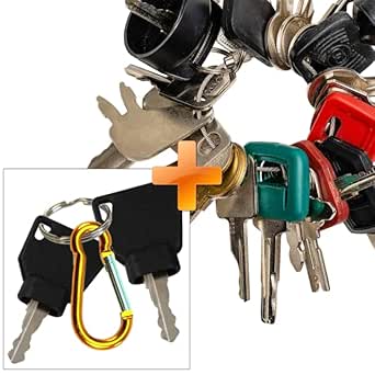 Amazon.com: Construction Equipment Key Set with bonus JCB keys fit ...