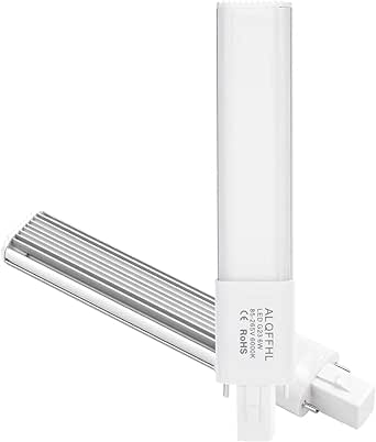 ALQFFHL G23 LED 6W 2-Pin PL Retrofit Bulb, 13W CFL/Compact Fluorescent ...