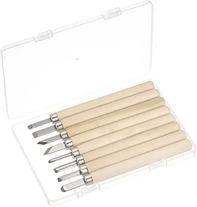 Amazon.com: uxcell 8pcs Wood Carving Knife Tools Chisels Set, Big ...