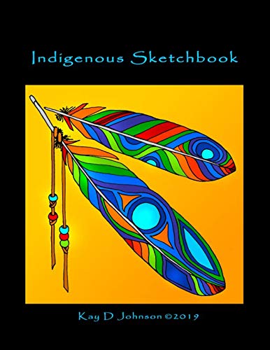 Amazon.com: Indigenous Sketchbook: Feathers, large size blank pages for ...