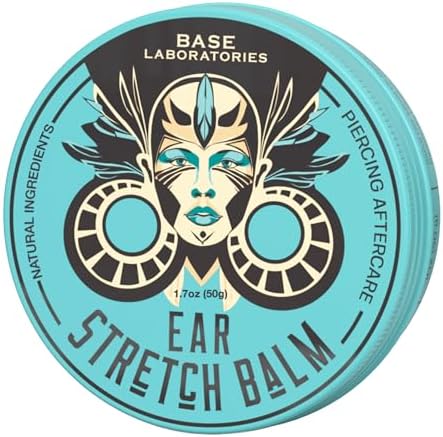 Amazon.com: BASE LABORATORIES Ear Stretching Balm For Ear Gauges | Ear ...