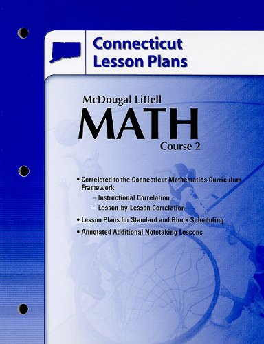 Buy Math Course 2 Connecticut: Lesson Plans Book Online at Low Prices ...
