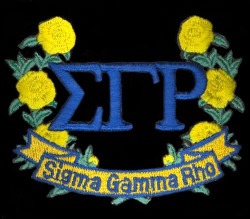 Amazon.com: Sigma Gamma Rho Flower Emblem Patch : Clothing, Shoes & Jewelry