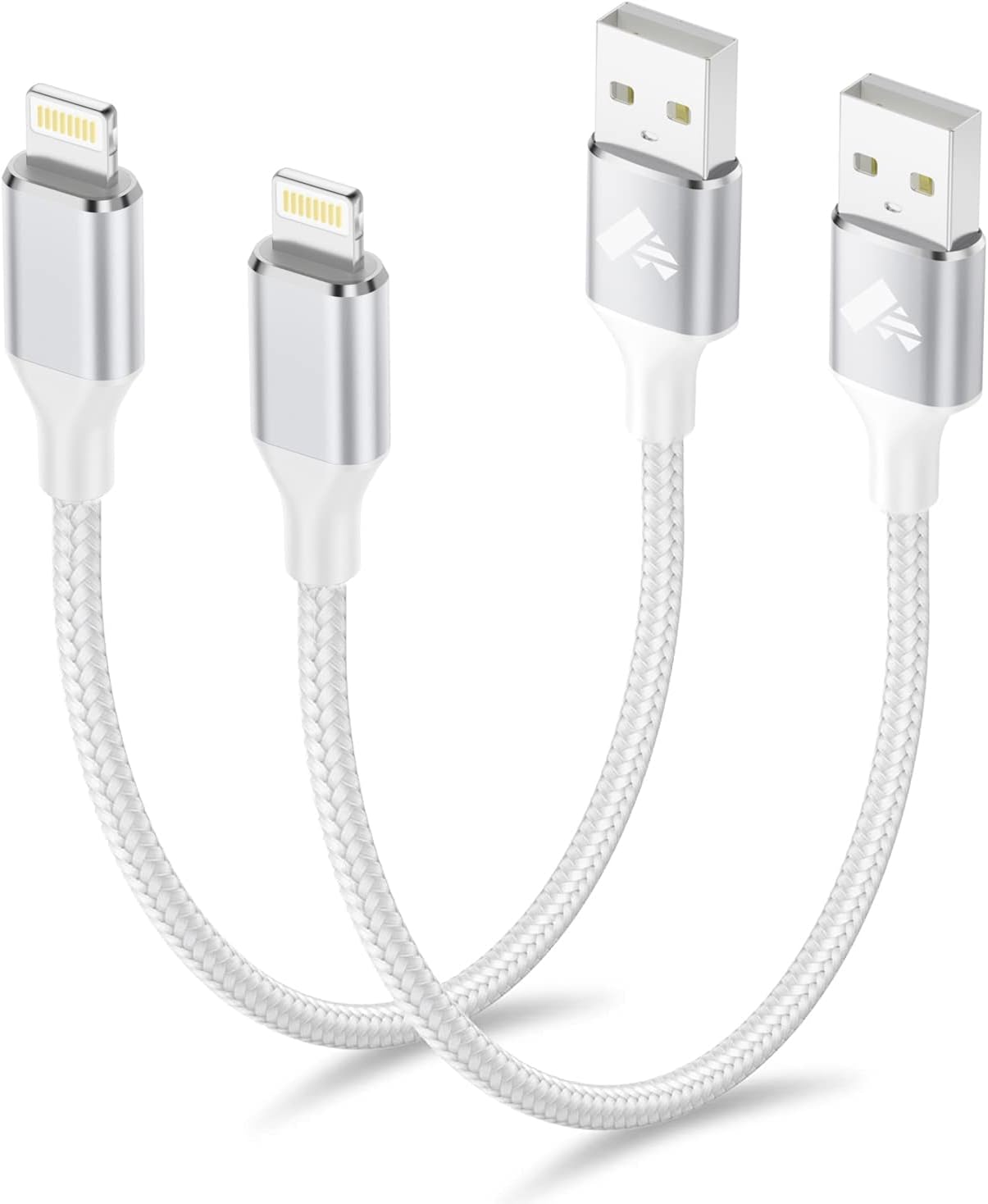 Amazon.com: Short Lightning Cable 2Pack 7Inch USB Charging Cord for ...