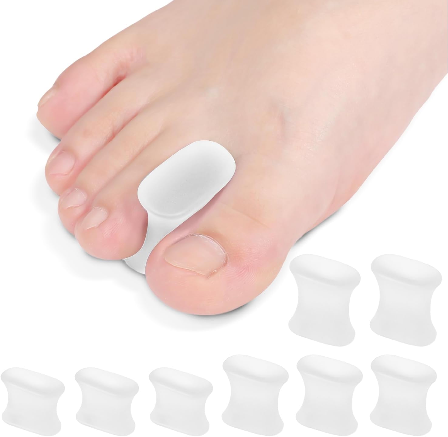 Amazon.com: 4Pcs Pinky Toe Separator, Toe Spacers, Soft Gel Toe Spacers ...