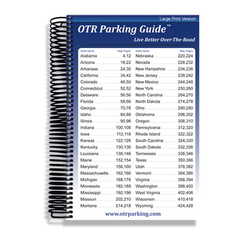OTR Parking Guide, Large Print Version - 8" x 11": otrparking.com ...