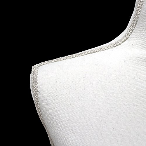 White Female Mannequin Torso Dress Form Tripod Stand Display - Want It All