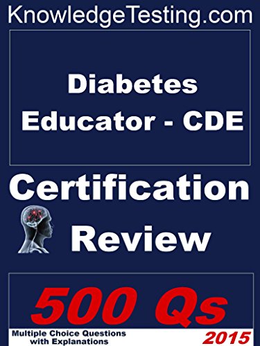 Amazon.com: Diabetes Educator - CDE Certification Review (Knowledge ...