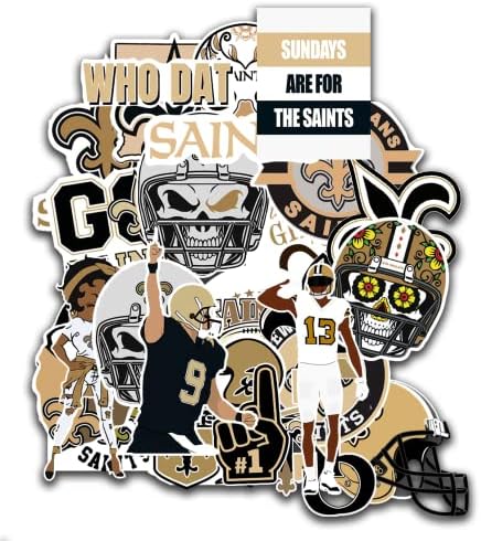 Amazon.com: 25 PCS of American Football Stickers for Water Bottle ...