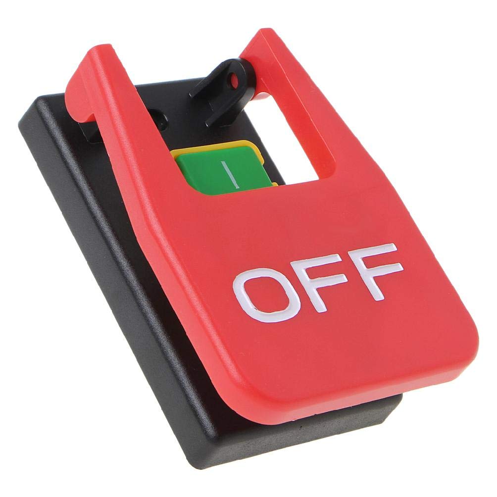 Buy Electromagnetic Push Button Switch 16A Magnetic Stop On/Off Voltage ...