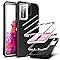 YmhxcY Galaxy S20 FE Case with 2 Pack Explosion-Proof Screen Protector and Camera Lens Screen ...