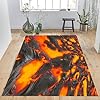 Amazon.com: SUICRA The Floor is Lava Rug for Kids 3D Lava Rugs for ...