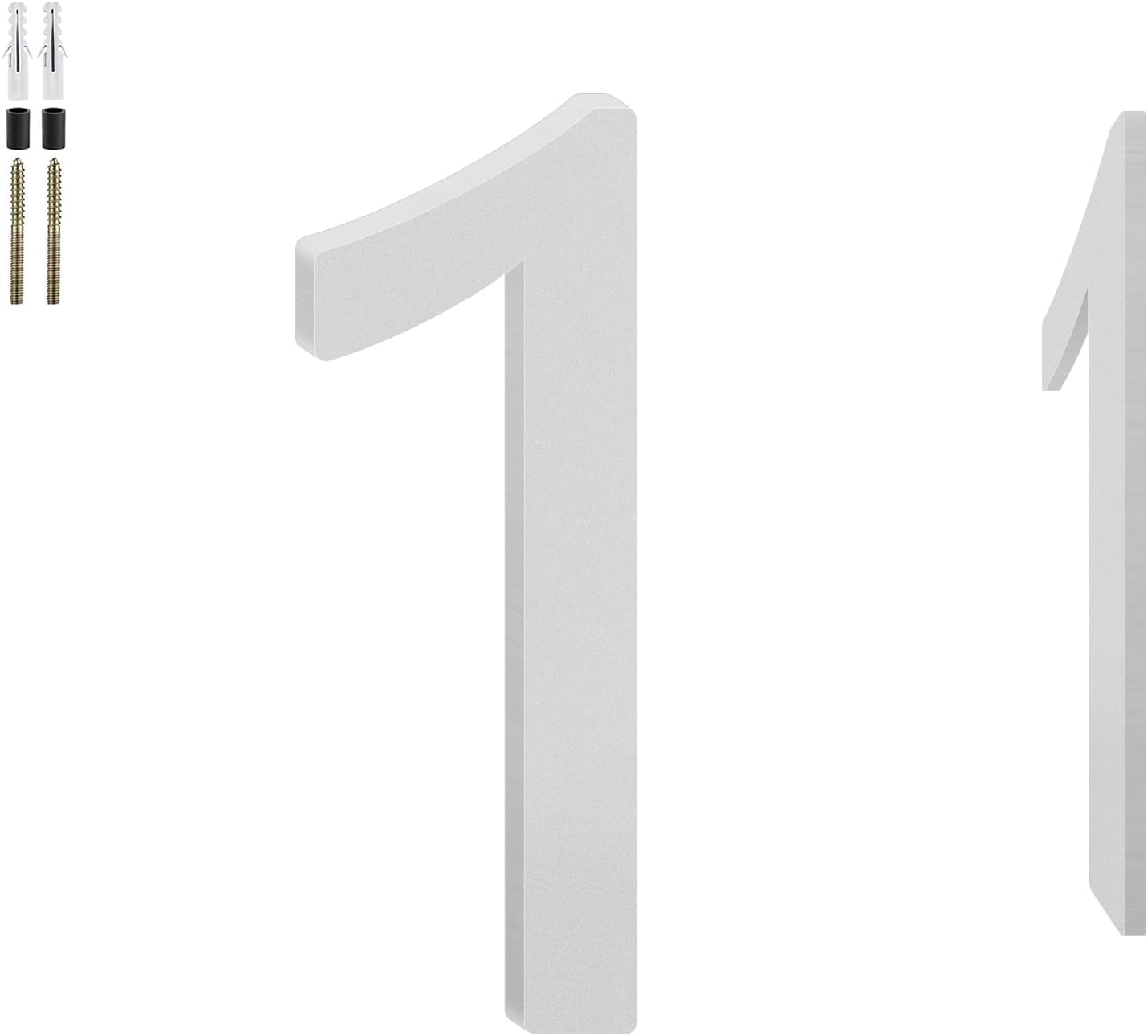 5 Inch Floating House Numbers and Metal Letters for Outdoor Signs ...