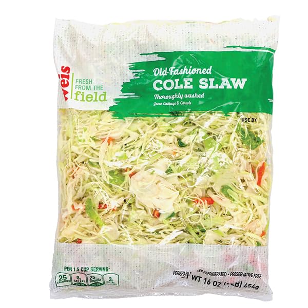 Amazon.com: Weis Quality, Salad Cole Slaw, 16 Ounce : Grocery & Gourmet ...