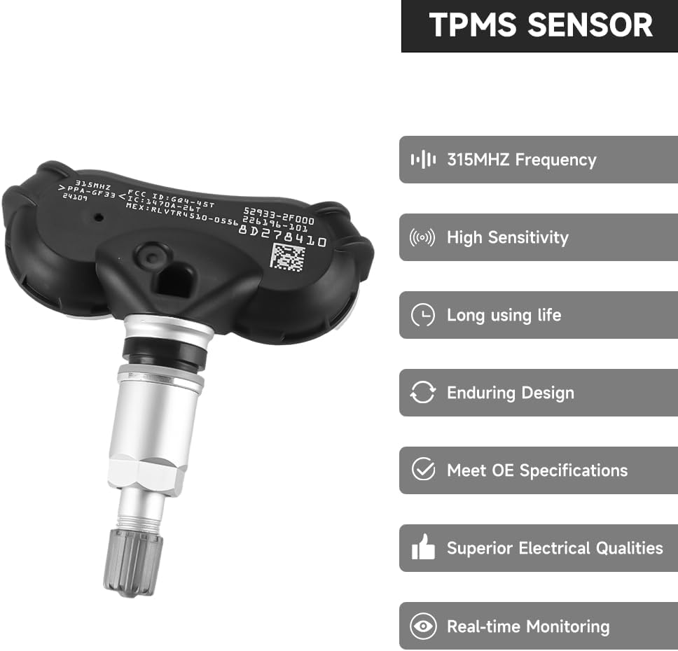 315MHz TPMS Sensor, Tire Pressure Monitoring System Philippines | Ubuy