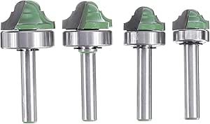 Amazon.com: Router bits 4Pcs 8mm Shank Bearing Shank Double Roman Ogee ...