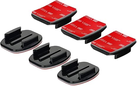Amazon.com: GoPro Flat + Curved Adhesive Mounts (All GoPro Cameras ...