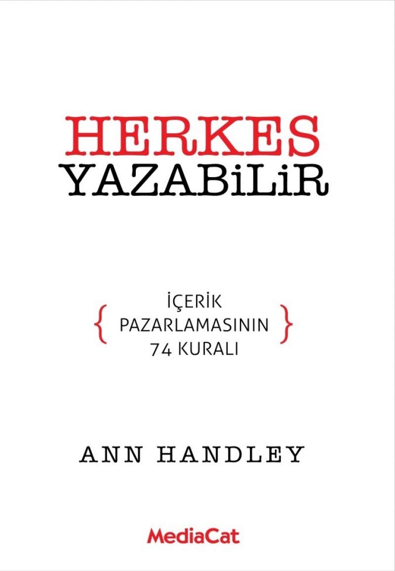 Amazon.com: Herkes Yazabilir: 9786054584734: Ann Handley: Books