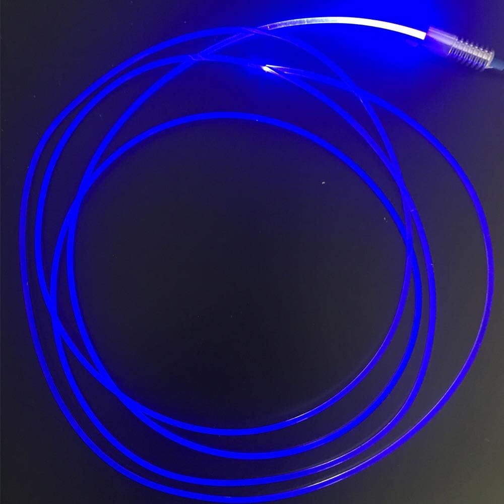 3mm 5meters/16ft PMMA Optic Fiber Cable Side Glow with 12V 1.5W LED ...