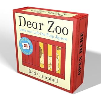 Dear Zoo Book and Lift-the-Flap Jigsaw Puzzle: Campbell, Rod ...