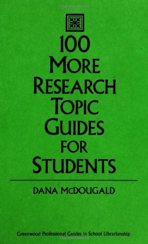 Amazon.com: 100 More Research Topic Guides for Students (Greenwood ...