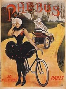 Amazon.com: WONDERFULITEMS PHEBUS Paris Bicycle CAR Pierrot COLOMBINA ...