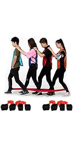 Amazon.com: Three Legged Race Bands, 2 Sets, Team Building, 3 Legged ...